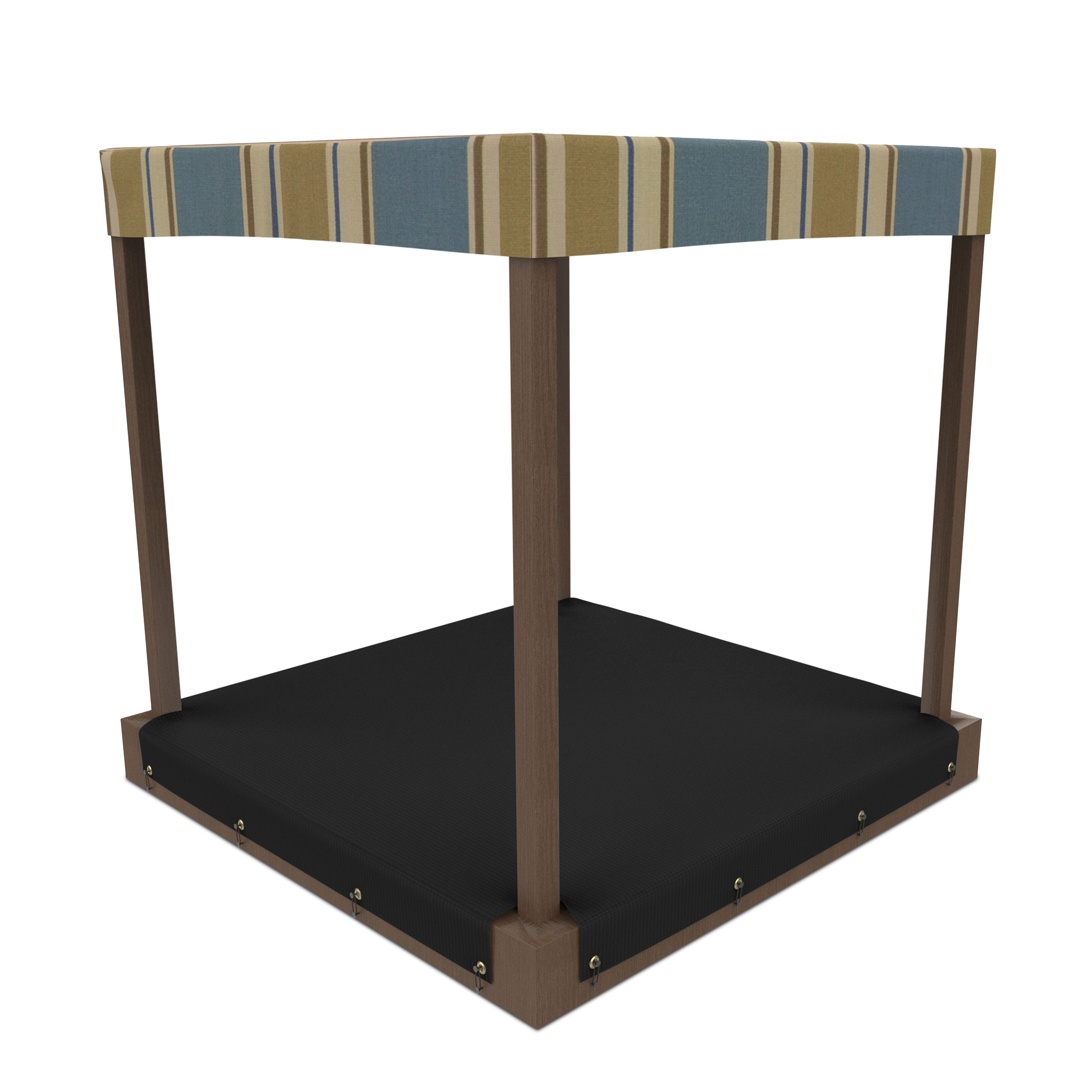 Buy Heavy Duty Custom 4 Pole Sandbox Covers | Covers & All CA