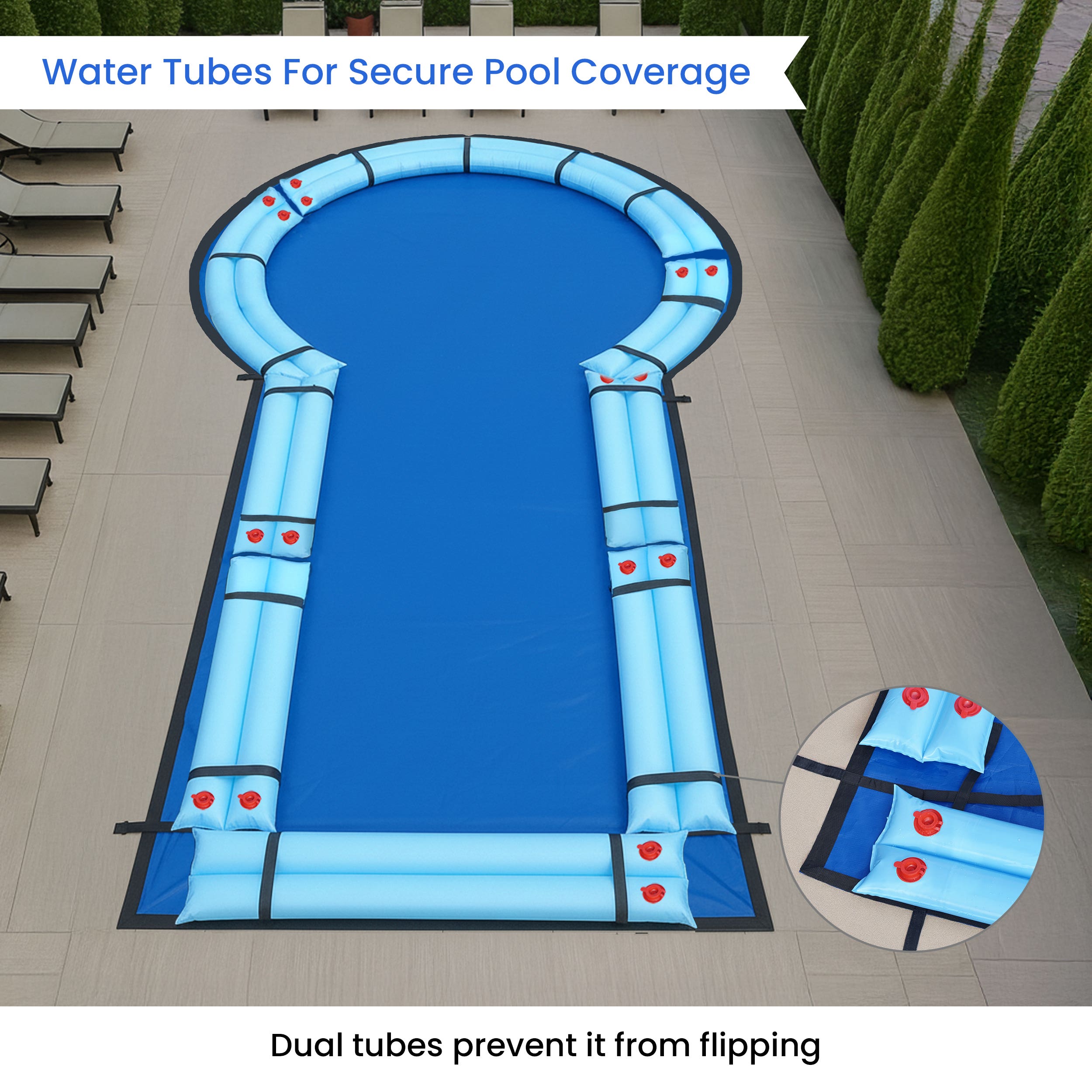 Keyhole Winter Pool Cover