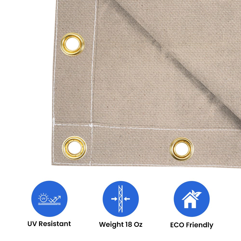 #8 Custom Cotton Duck Canvas Tarp | Covers & All CA