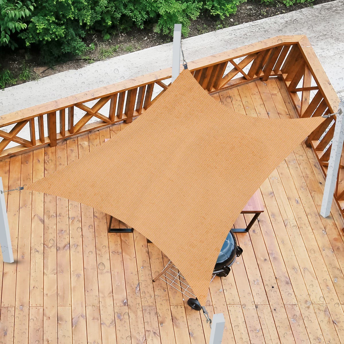 Waterproof Sun Shade Sail - Four Sided for Outdoor | Covers & All Canada