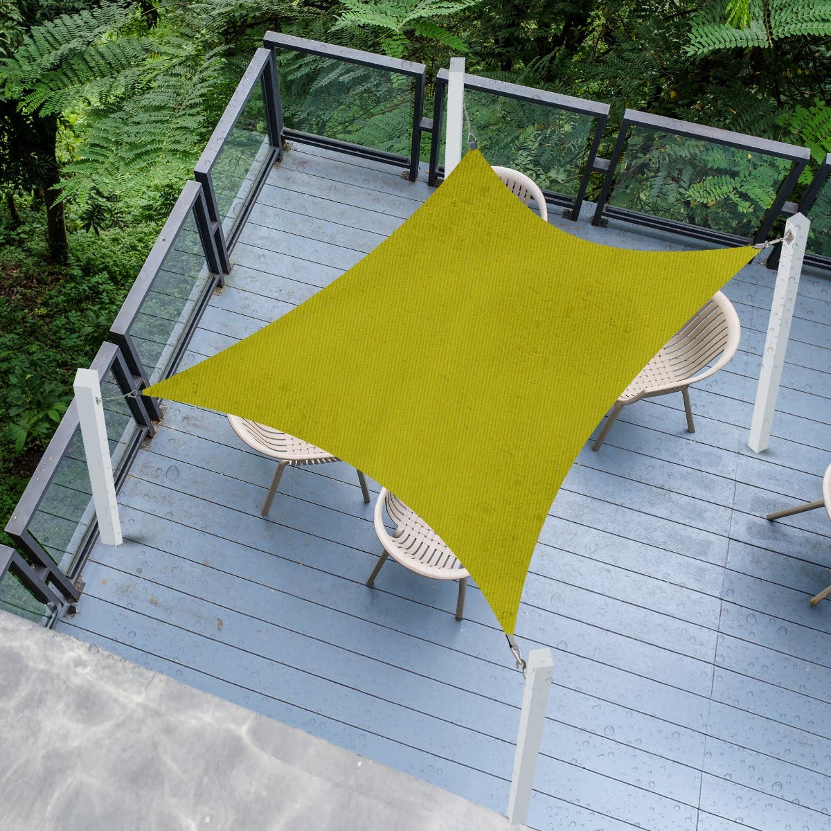Waterproof Sun Shade Sail - Four Sided for Outdoor | Covers & All Canada