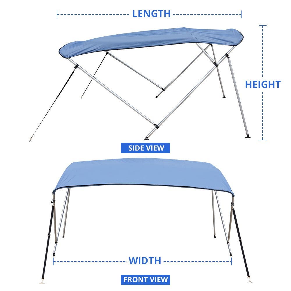 Buy 3 Bow Bimini Top for Boat & Get 20% OFF | Covers & All Canada