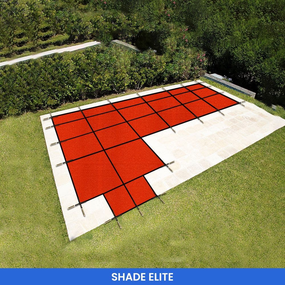 Center Steps L Shape Pool Cover | Covers & All Canada