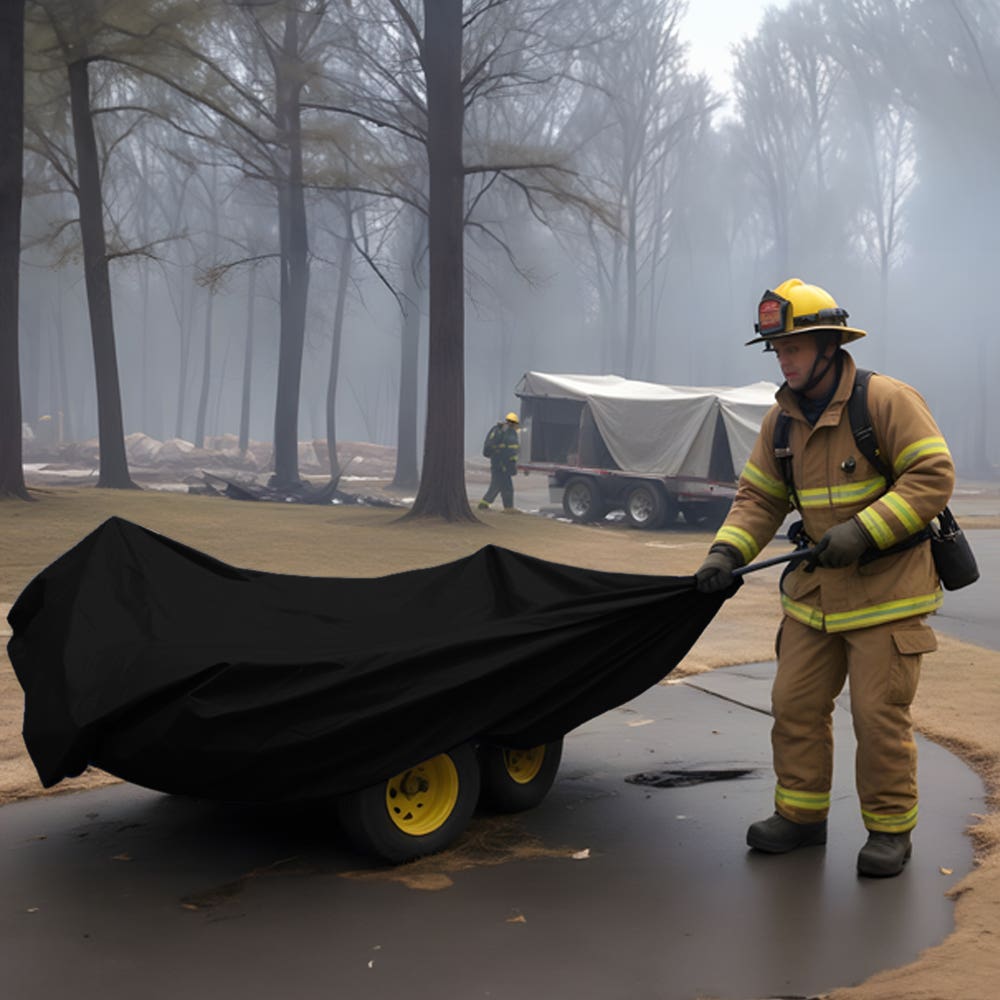 Fire Retardant Vinyl Tarp - Durable Protection & Safety | Covers & All CA