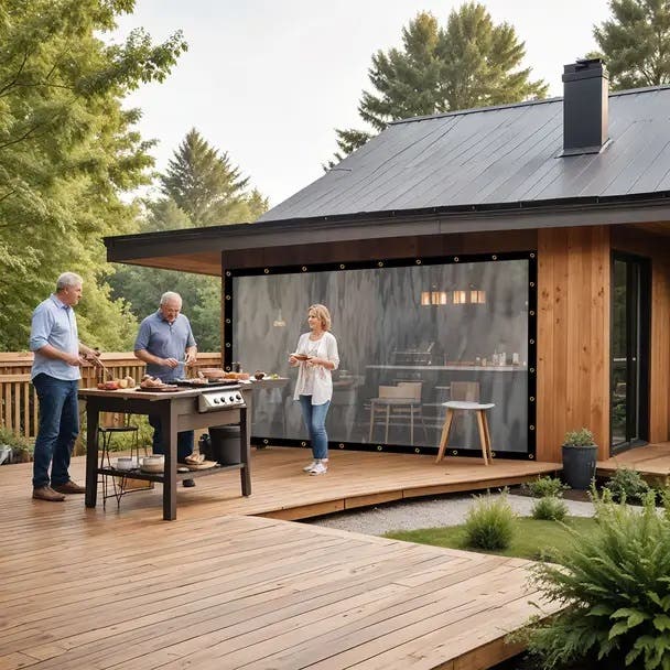 Fire Retardant Clear Vinyl Tarps | Covers & All CA