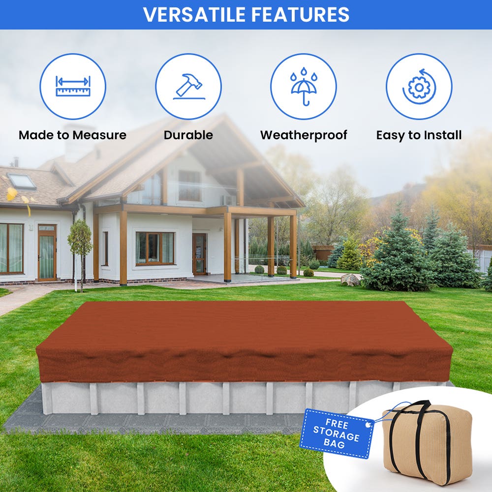 Above Ground Rectangular Pool Covers | Covers & All Canada
