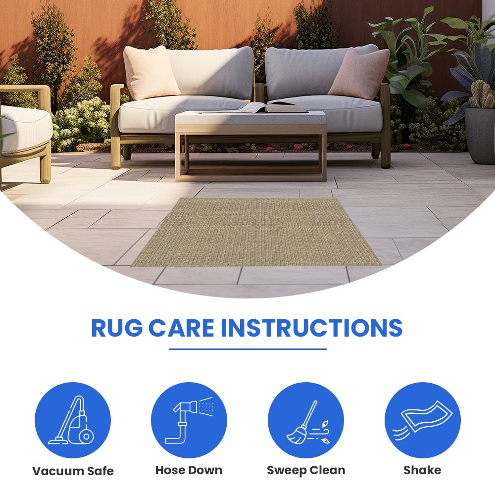 Square Outdoor Rugs for Patio & Garden | Covers & All CA