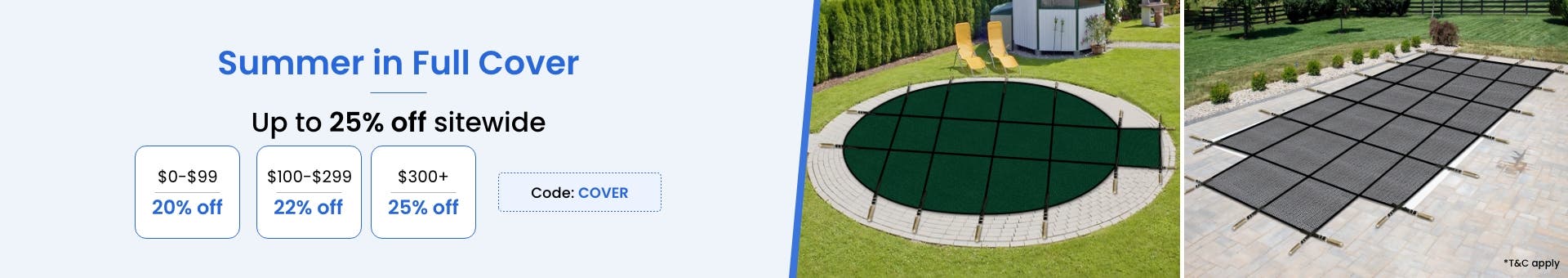 L Shaped Pool Covers at Best Prices | Covers & All Canada